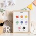 Colors Educational Poster. Colors Clasroom Poster. Preschool Learning ...
