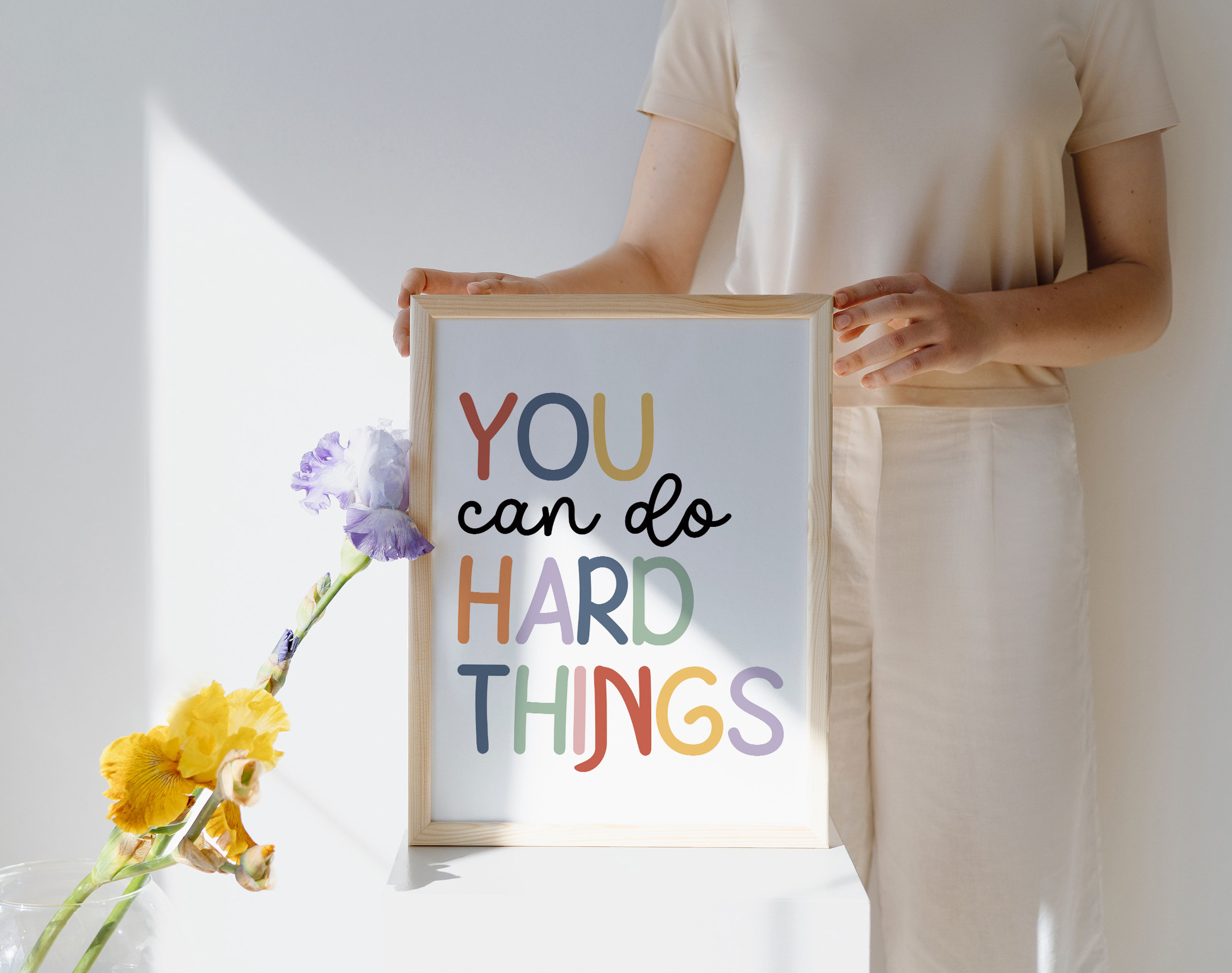 You Can Do Hard Things Poster. Playroom Decor. Classroom Decor ...