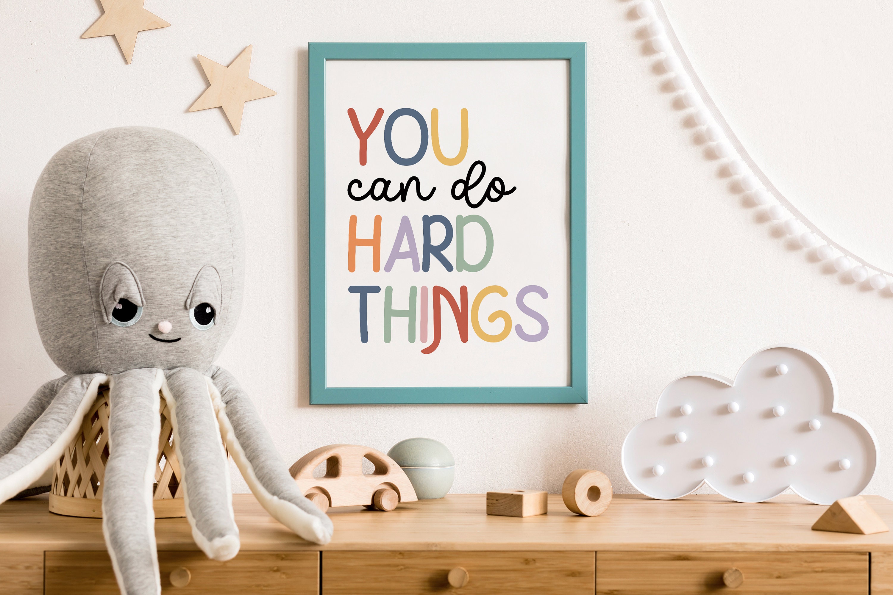 You Can Do Hard Things Poster. Playroom Decor. Classroom Decor ...