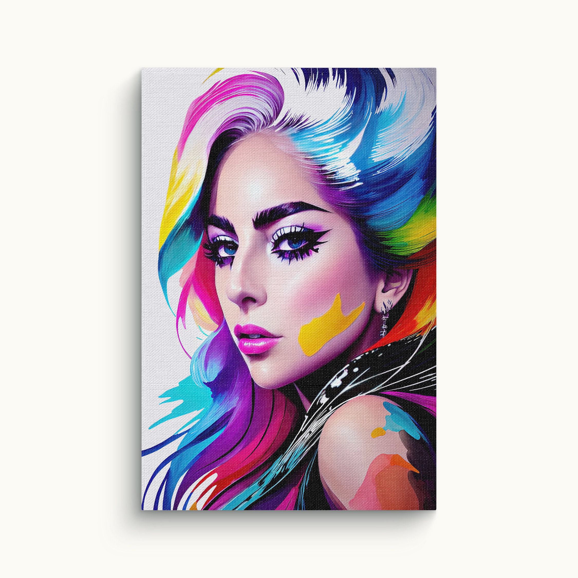 Lady Gaga Poster, Lady Gaga Wall Art, Lady Gaga Print, Gift for Her ...