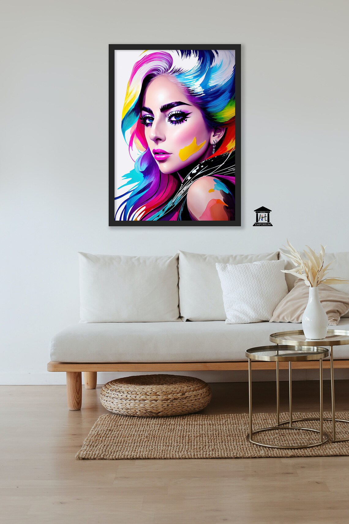 Lady Gaga Poster, Lady Gaga Wall Art, Lady Gaga Print, Gift for Her ...