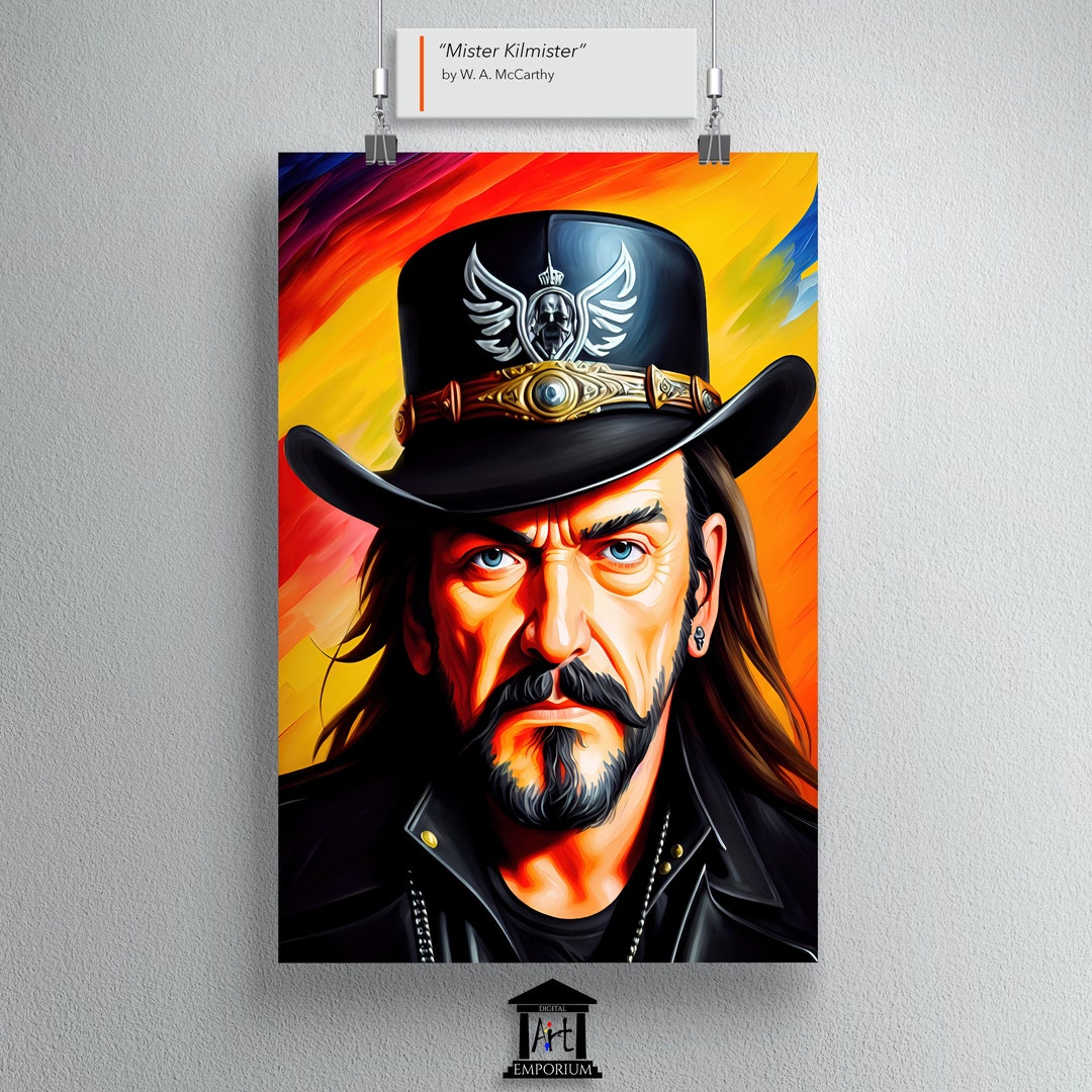Lemmy Poster Lemmy Print Lemmy Motorhead Artwork Gift for - Etsy