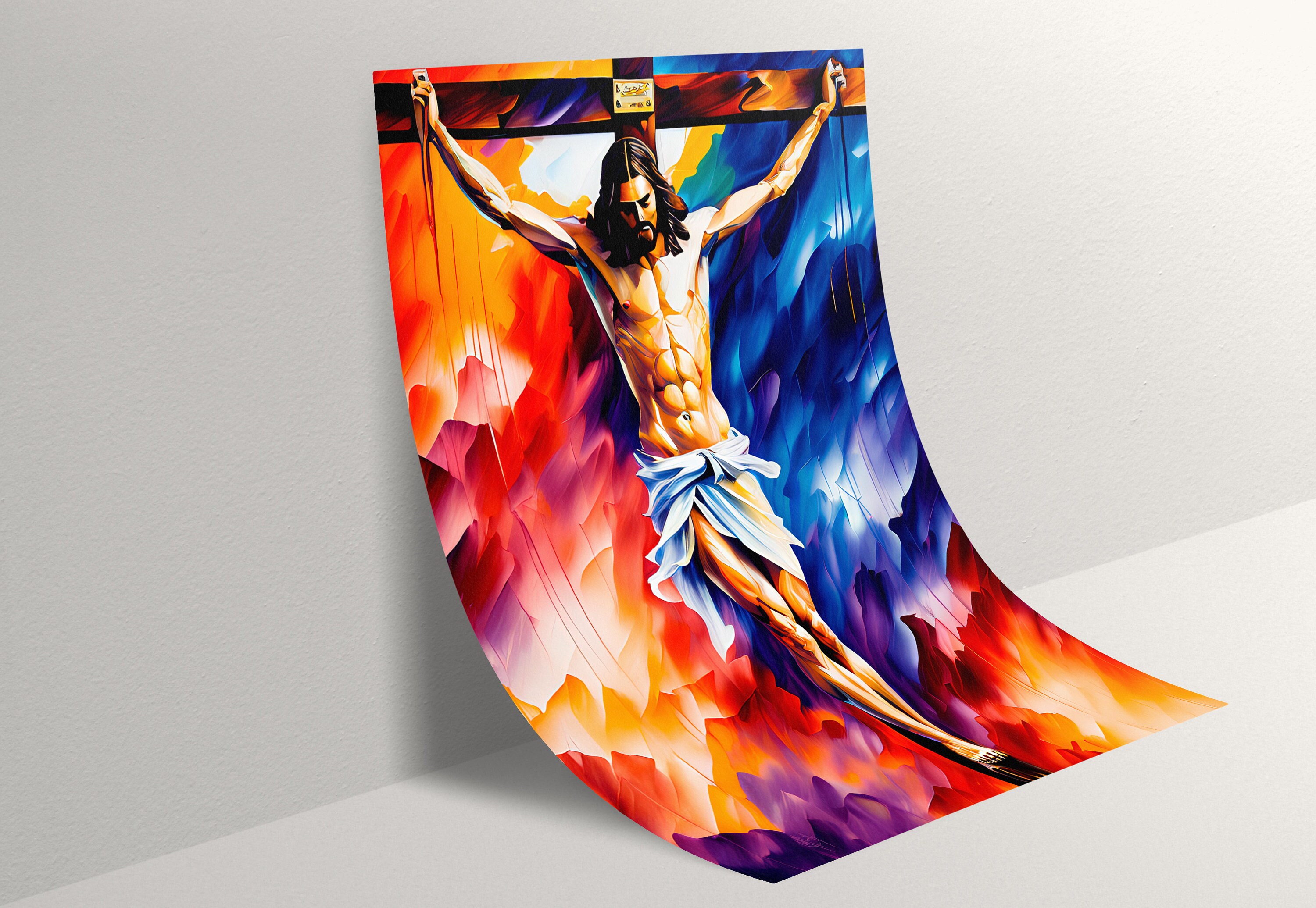 Jesus Wall Art, Easter Gift, Gift, Jesus Portrait, Jesus Art ...