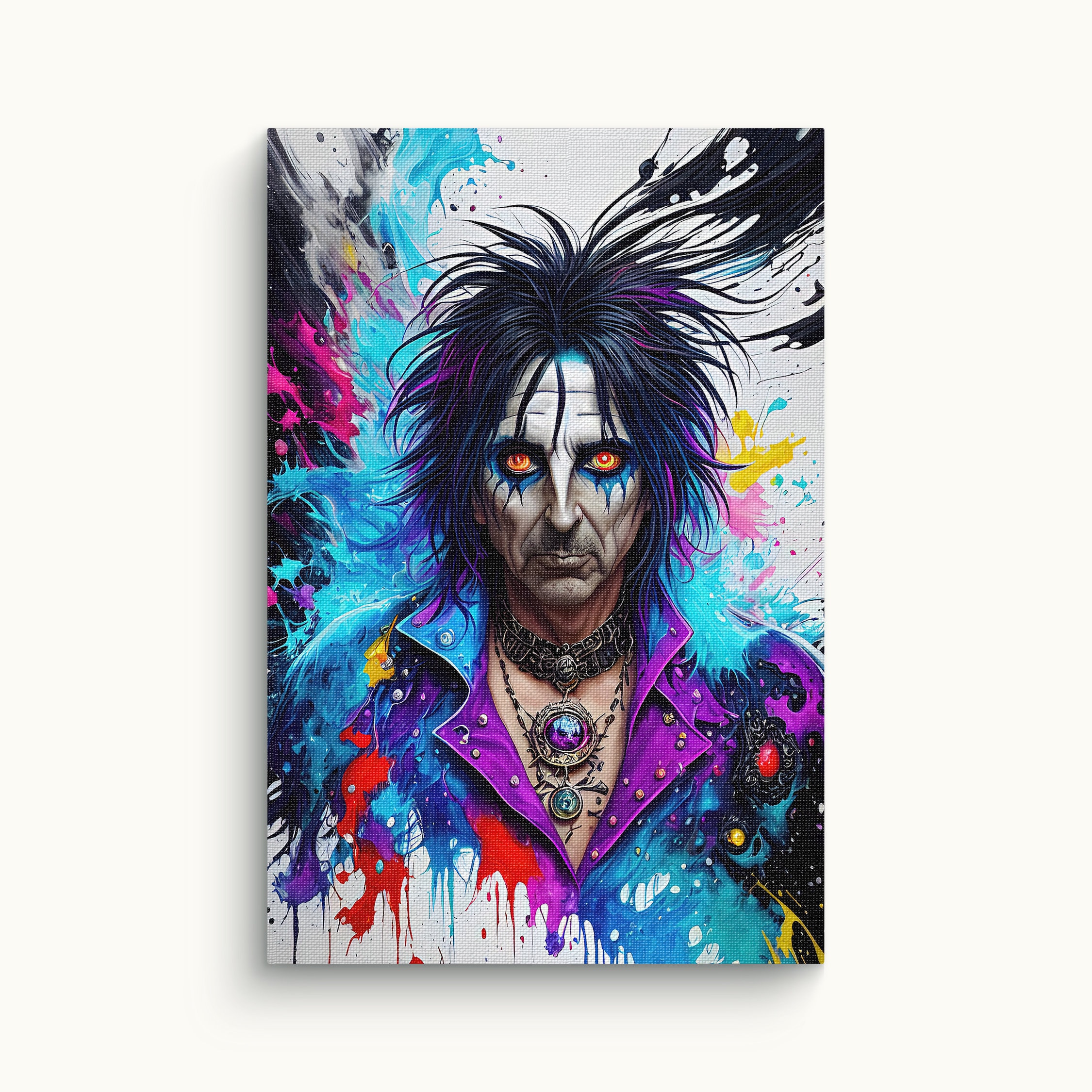 Alice Cooper Poster, Heavy Metal Art , Rock Poster