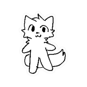 Trending Tiktok Cat! Boykisser Meme Vinyl Cut Sticker, Kiss-cut Vinyl ...