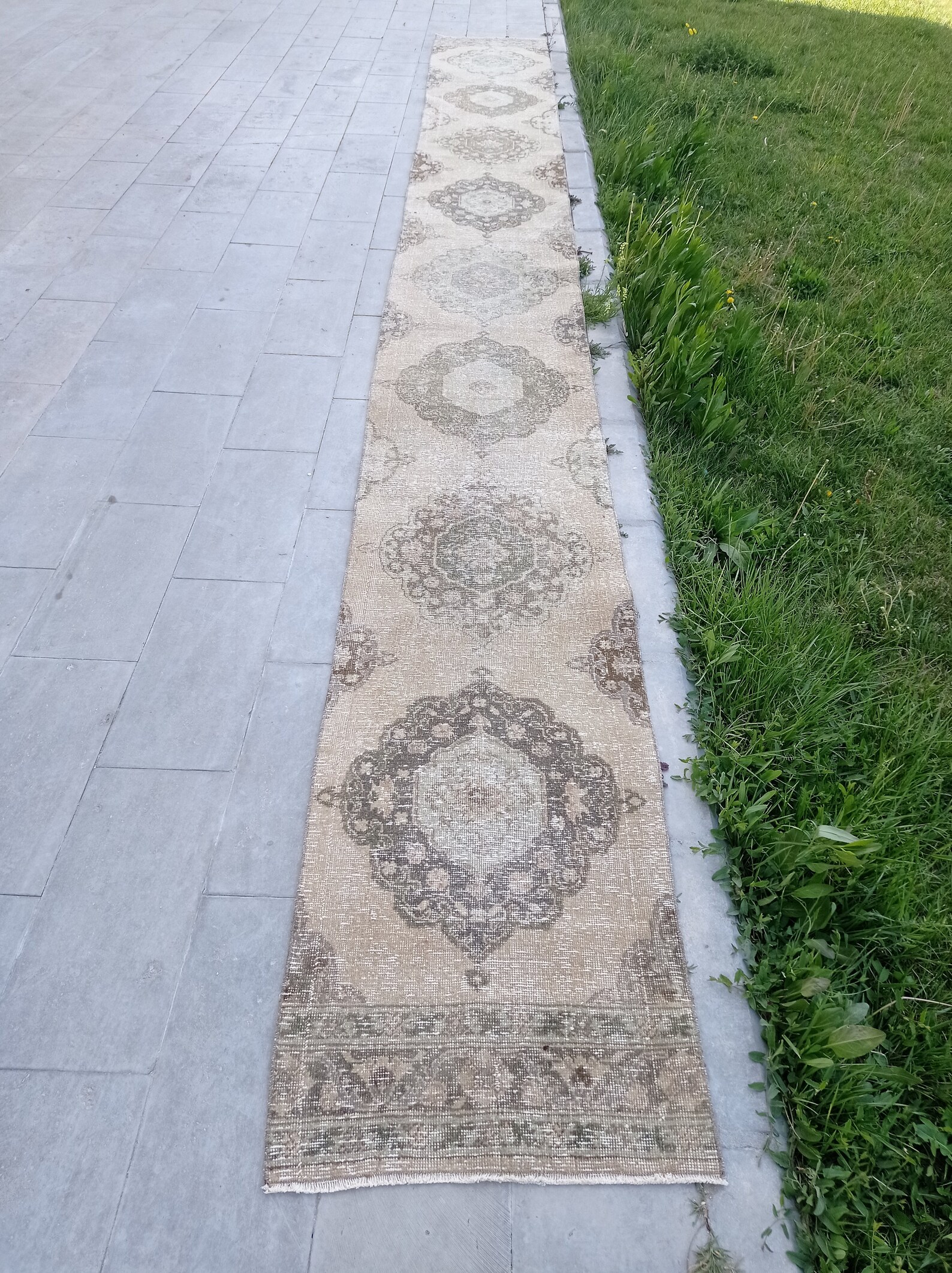 2x23 Runner, Extra Long Runner for Stairs, Long Runner Turkish 2x23 ...