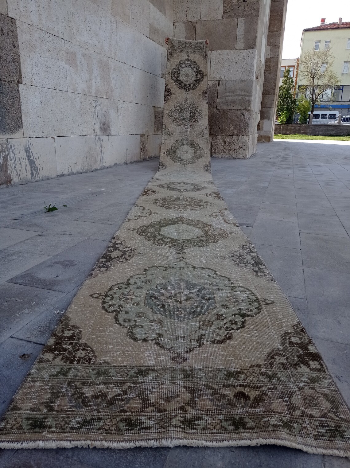 2x23 Runner, Extra Long Runner for Stairs, Long Runner Turkish 2x23 ...