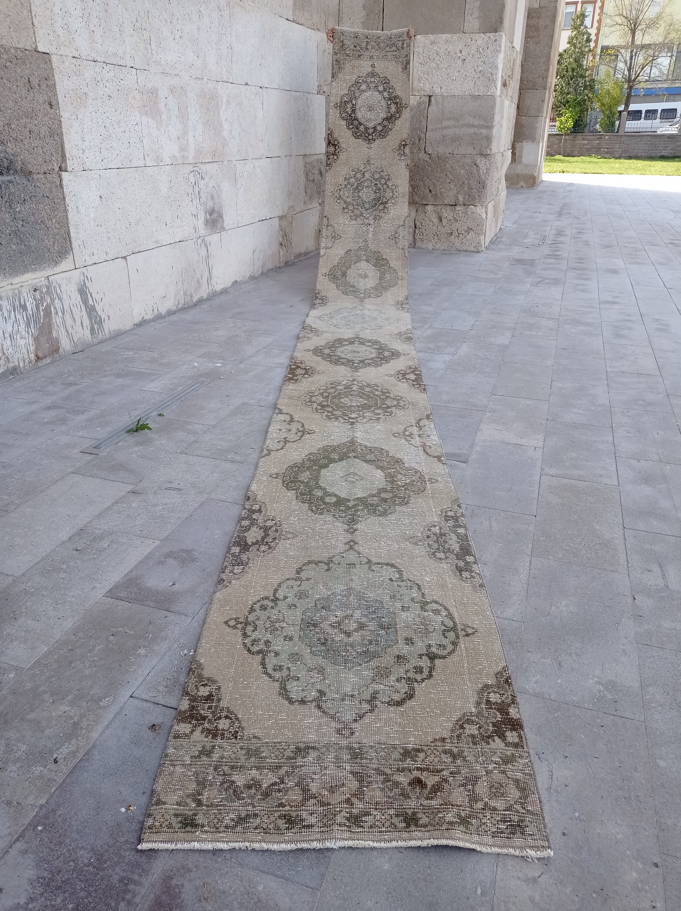 2x23 Runner, Extra Long Runner for Stairs, Long Runner Turkish 2x23 ...