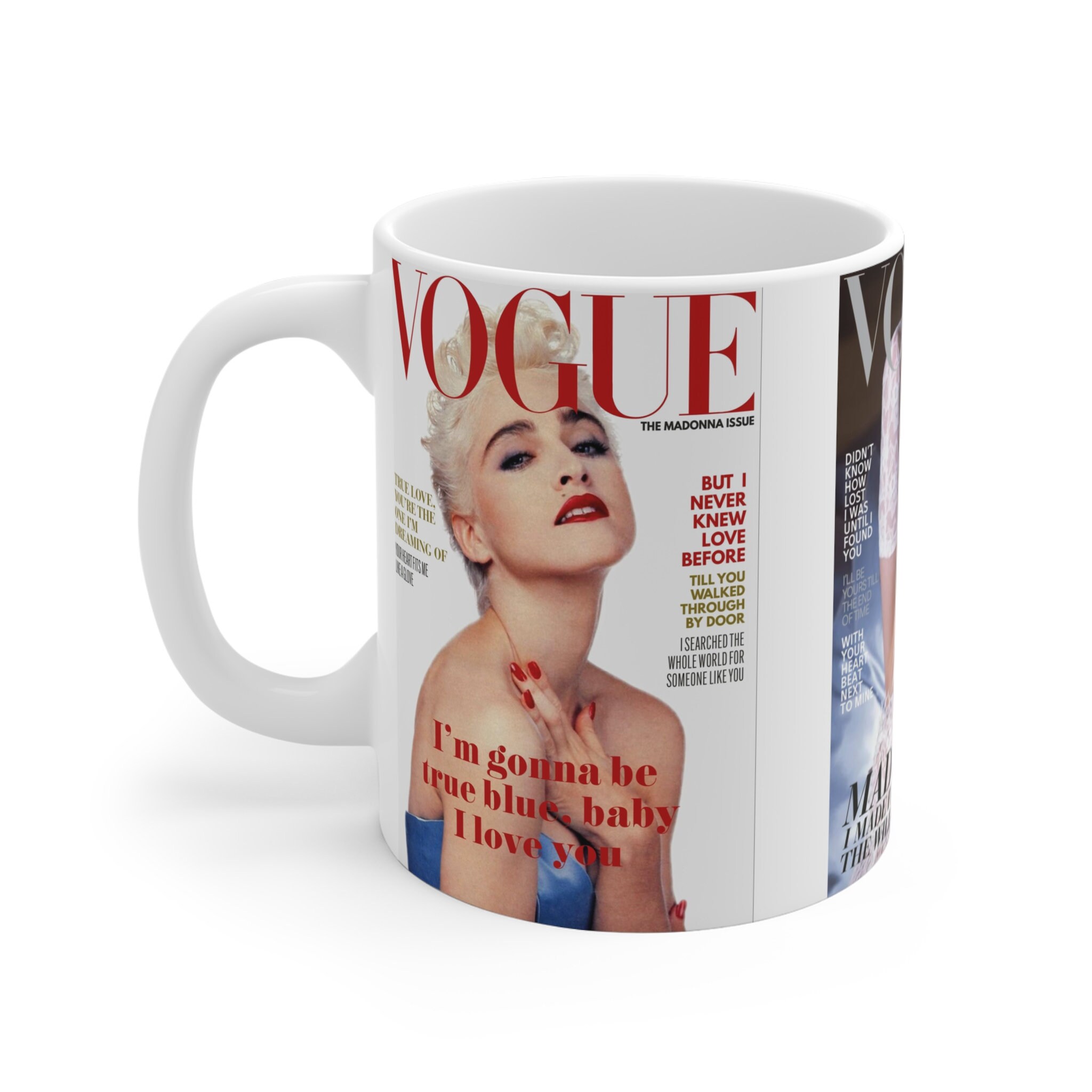 Mug Madonna Vogue True Blue, Like a Virgin, Like a Prayer Coffee Tea ...