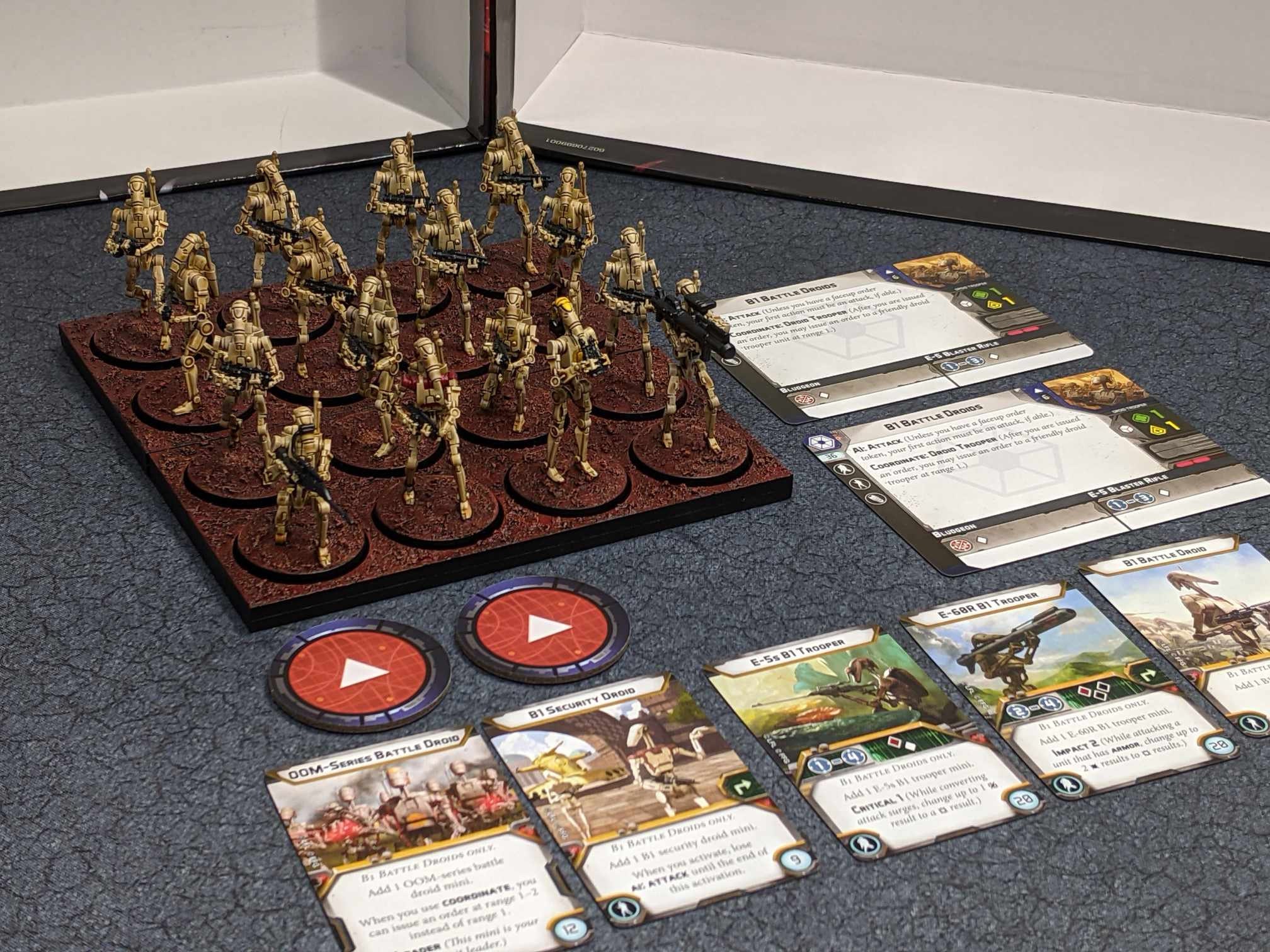 Star Wars Legion / B1 Battle Droid Squad 2 / Fully Painted / - Etsy