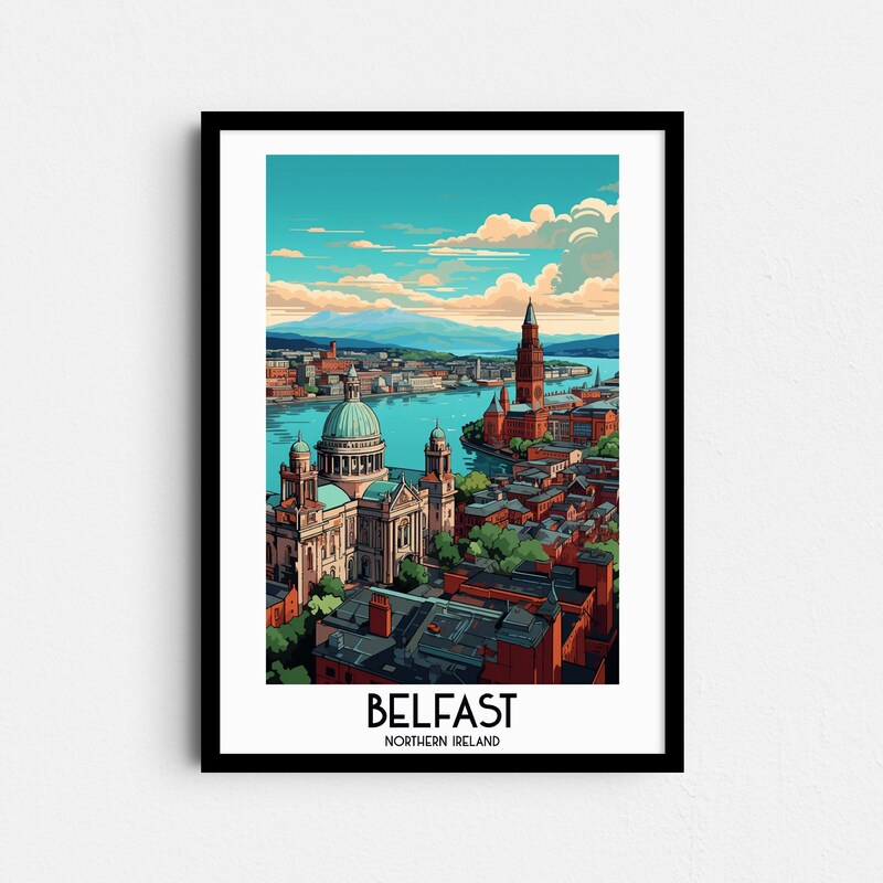 Belfast Poster - Etsy UK