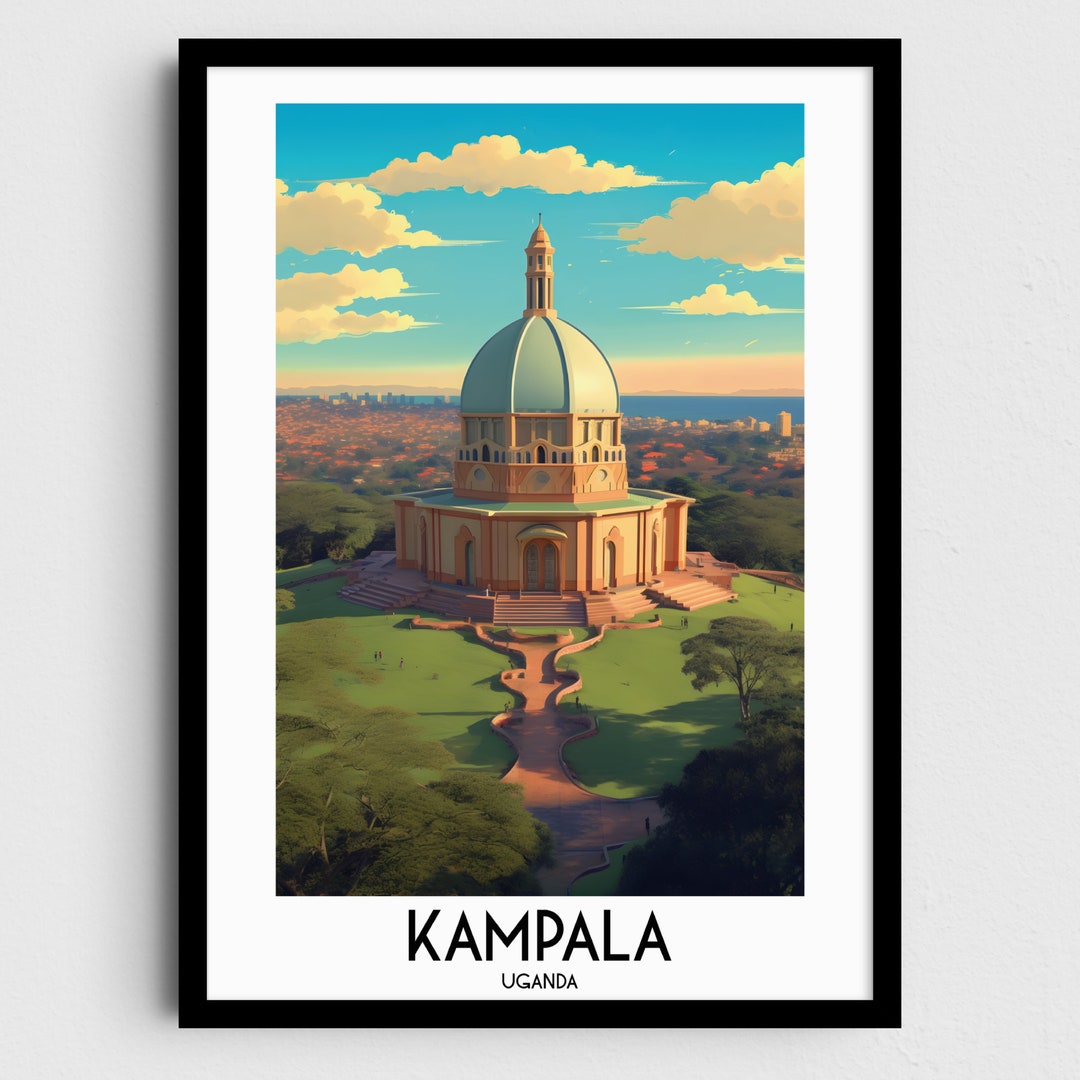 Kampala Travel Wall Art, Uganda Painting Gifts, Africa Home Decor ...
