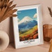 Cotopaxi Ecuador Travel Poster, South America Home Decor (digital ...