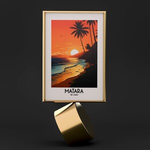 Matara Travel Wall Art, Sri Lanka Painting Gifts, Asia Home Decor ...