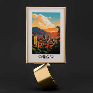 Caracas Venezuela Travel Poster, Venezuelan Home Decor (digital ...