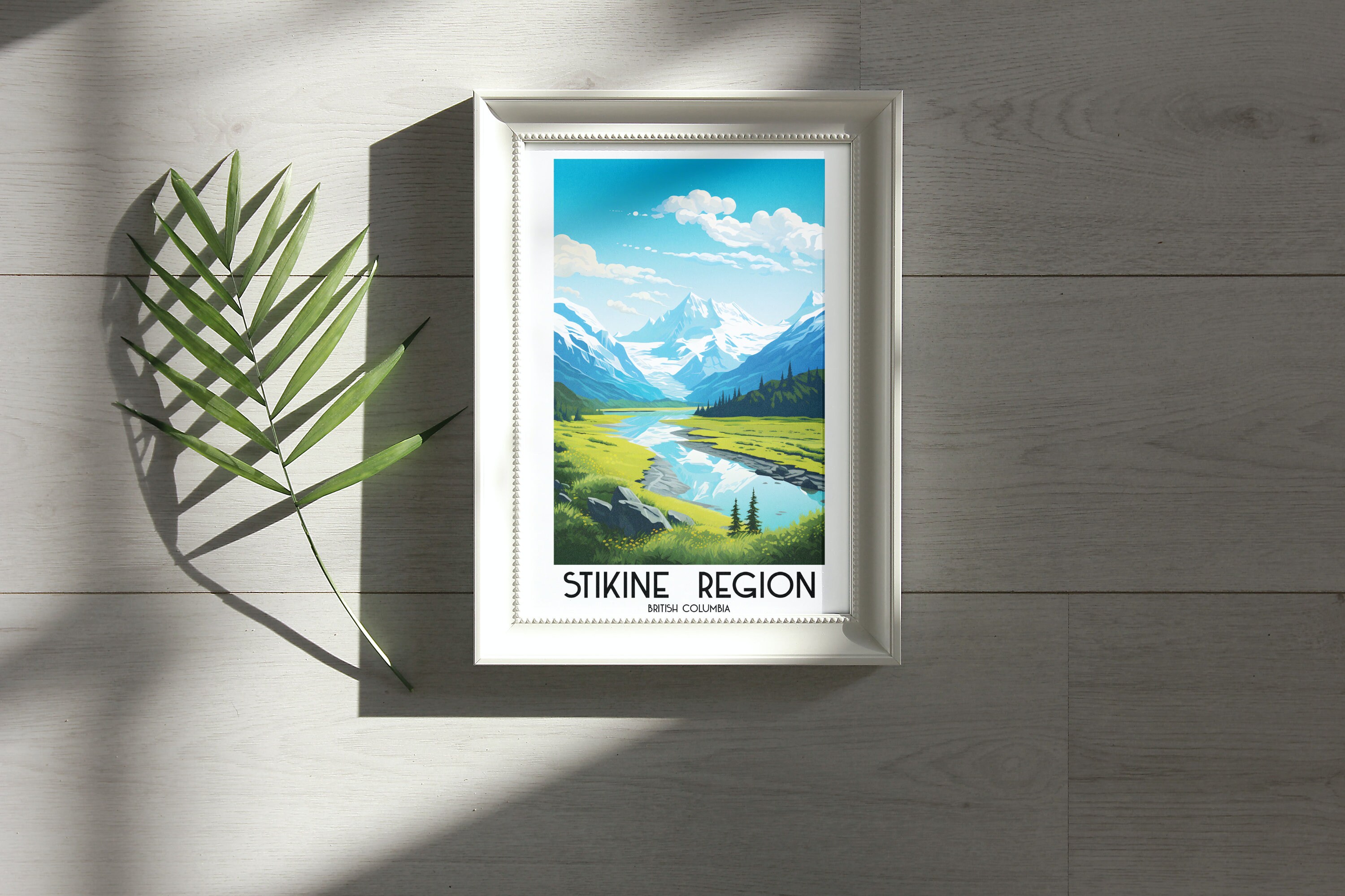 Stikine Region Travel Wall Art, British Columbia Painting Gifts, Canada ...