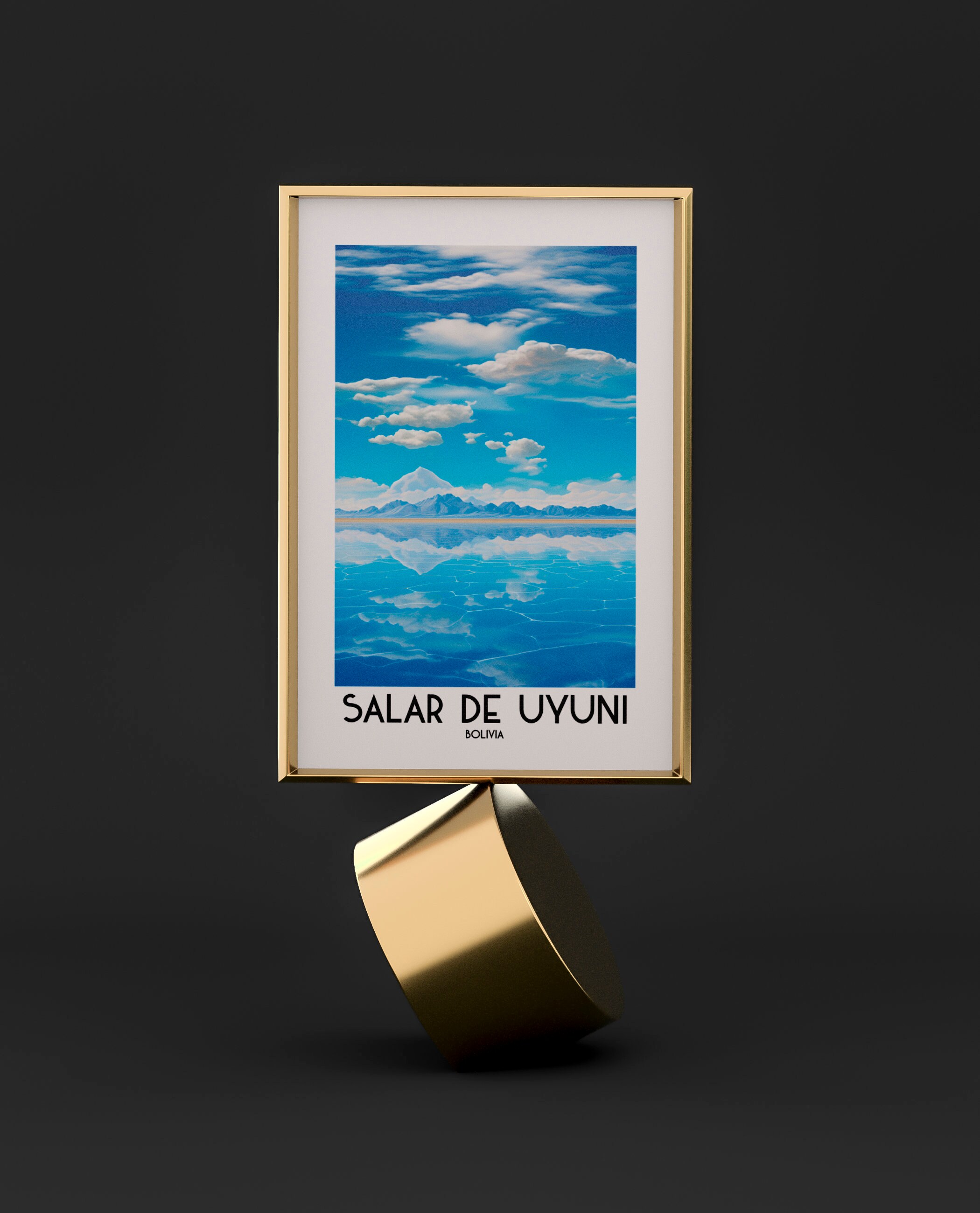 Salar De Uyuni Travel Wall Art, Bolivia Painting Gifts, South America ...