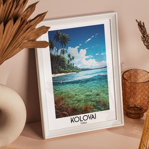 Kolovai Travel Wall Art, Tonga Painting Gifts, Oceania Home Decor ...