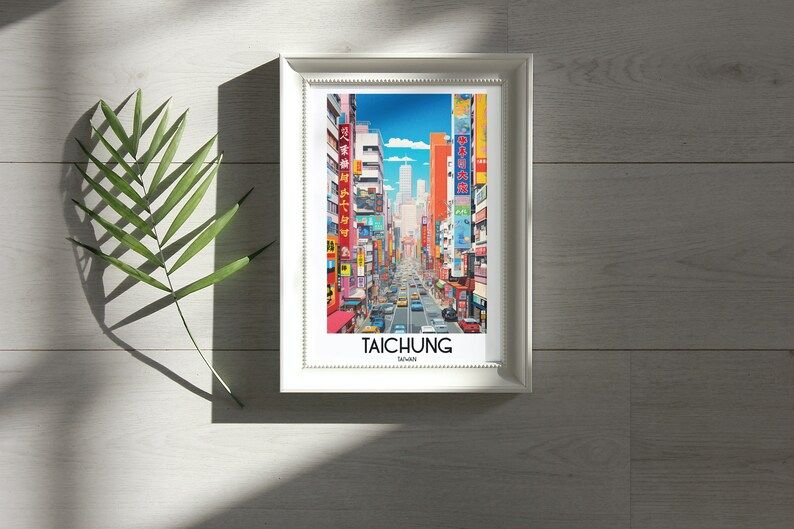 Taichung Taiwan Travel Poster, Asia Home Decor (digital Download) - Etsy