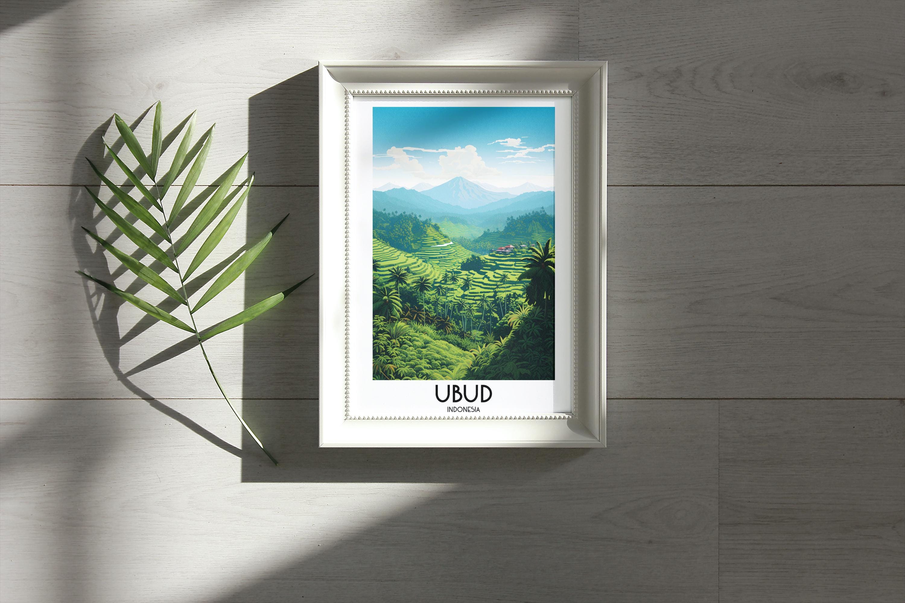 Ubud Indonesia Art Print, Asia Travel Poster (digital Download) - Etsy