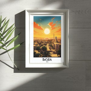 Basra Iraq Travel Art Print, Middle East Home Decor (digital Download ...