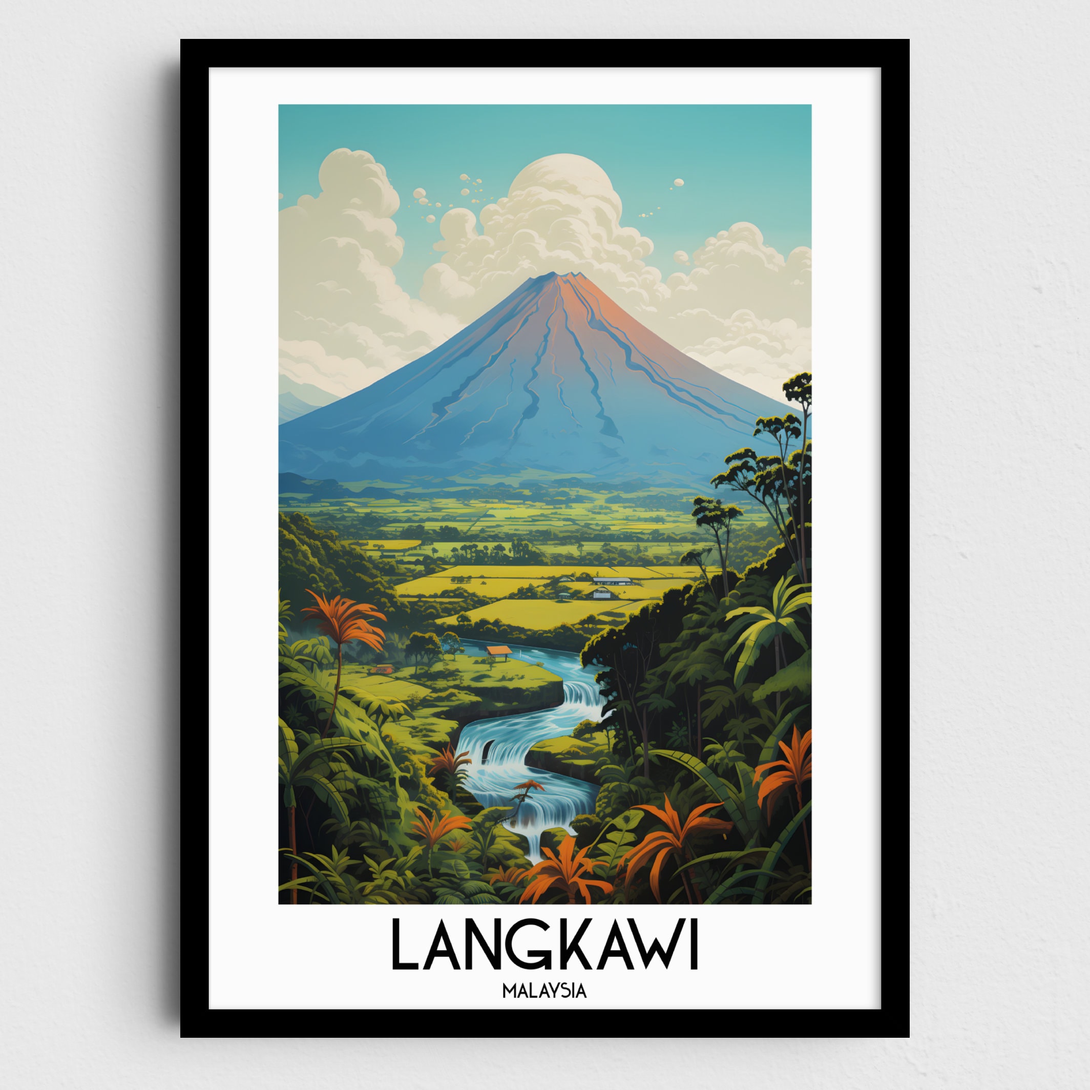 Langkawi Malaysia Travel Poster, Asia Home Decor (digital Download) - Etsy