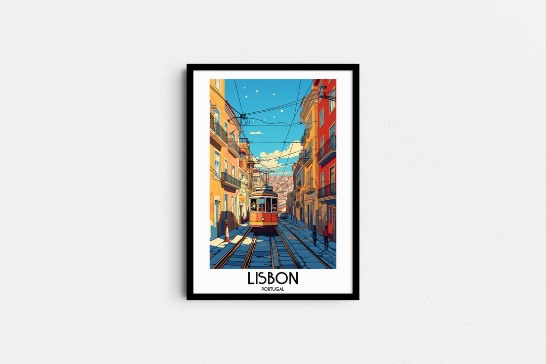 Lisbon Travel Wall Art, Portugal Painting Gifts, Europe Home Decor ...