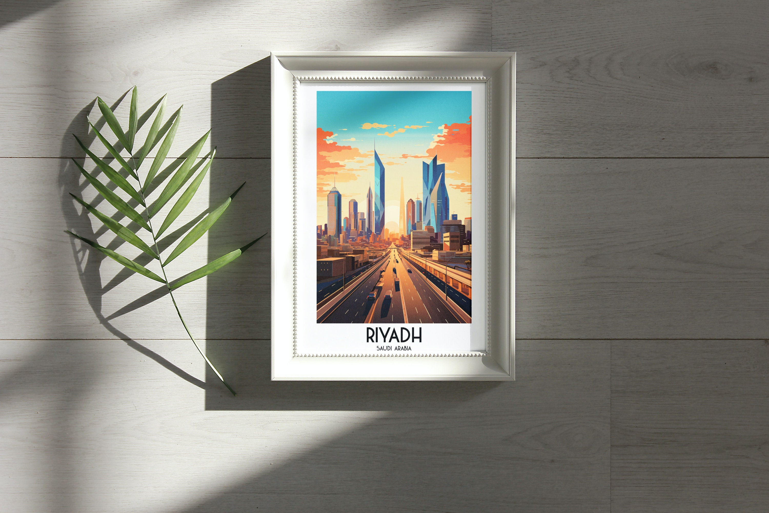 Riyadh Skyline Art Print, Saudi Arabia Home Decor (digital Download) - Etsy