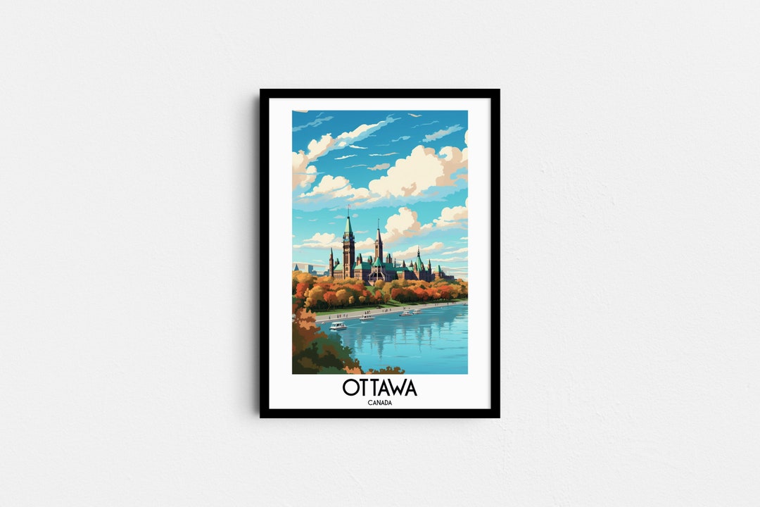 Ottawa Travel Wall Art, Ontario Painting Gifts, Canada Home Decor ...