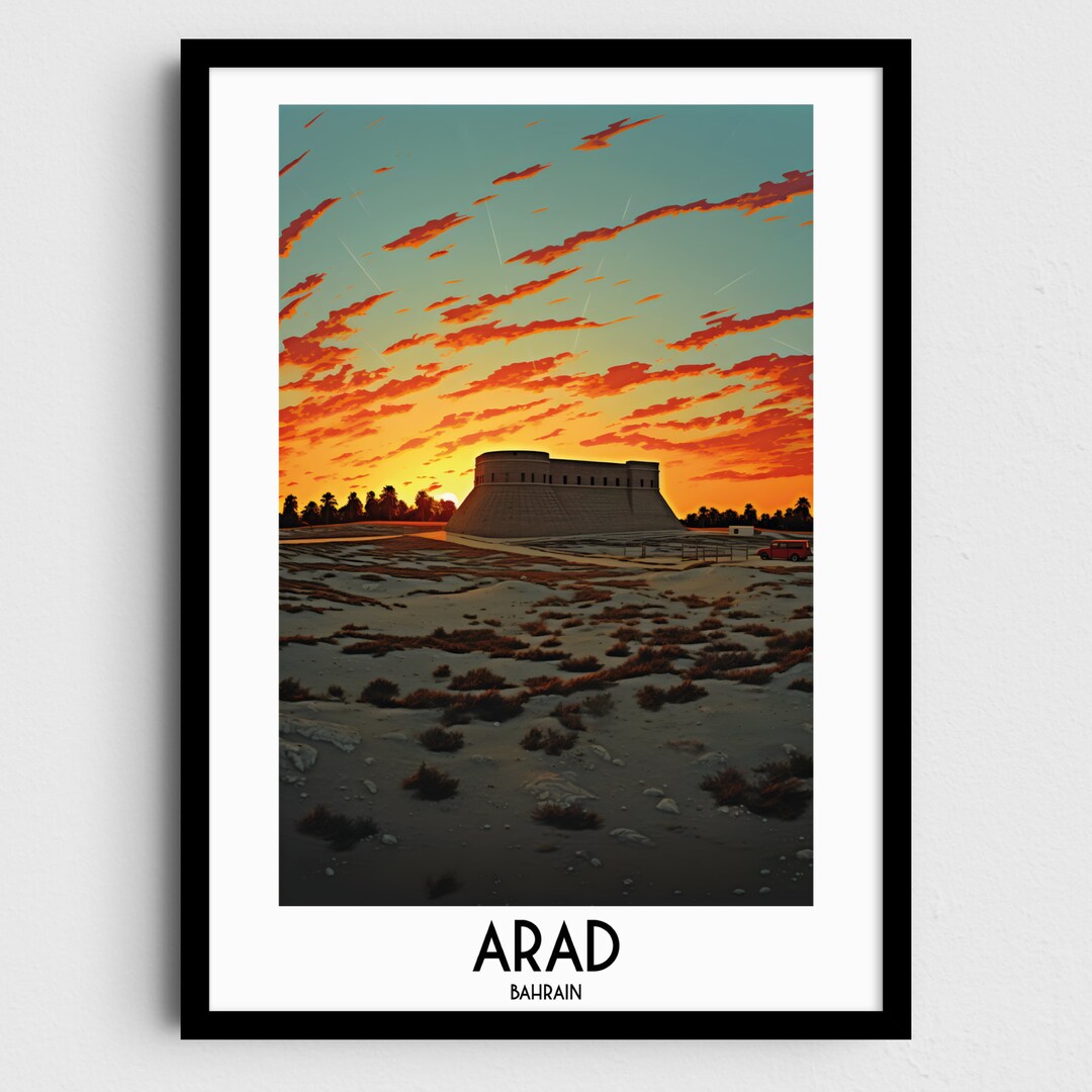 Arad Travel Wall Art, Bahrain Painting Gifts, Middle East Home Decor ...