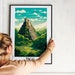 Tikal Travel Wall Art, Guatemala Painting Gifts, Central America Home ...