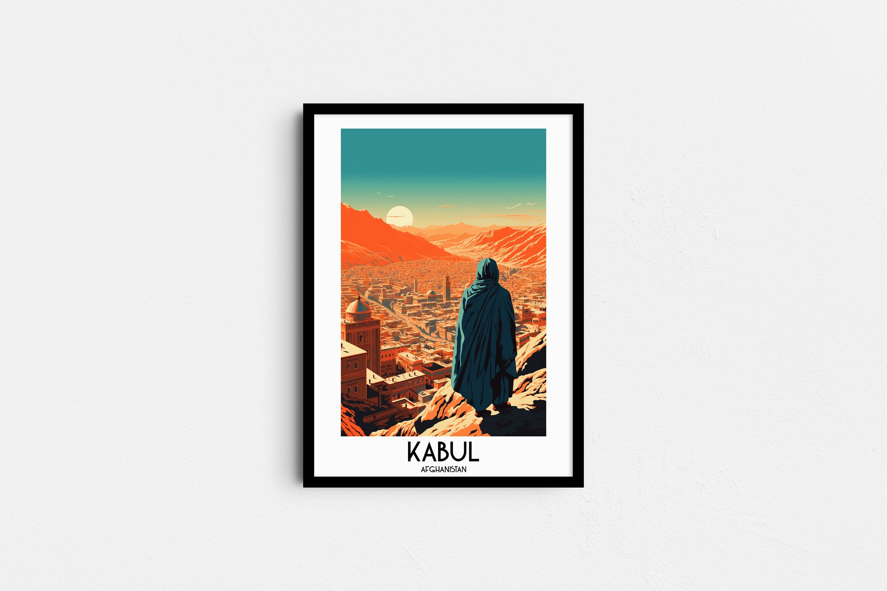 Kabul Travel Wall Art, Afghanistan Painting Gifts, Asia Home Decor ...