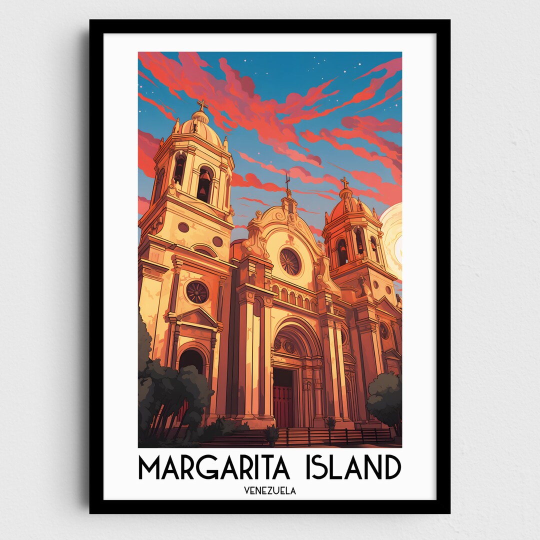 Margarita Island Travel Wall Art, Venezuela Painting Gifts, South ...