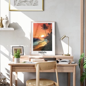 Matara Travel Wall Art, Sri Lanka Painting Gifts, Asia Home Decor ...