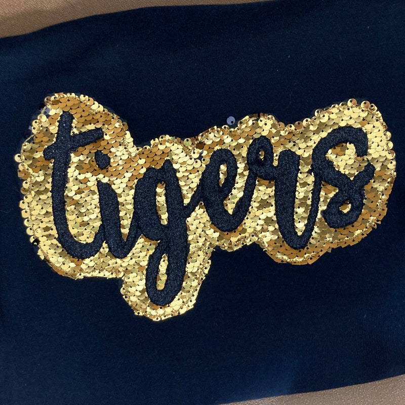 Sequin Tiger Shirt - Etsy