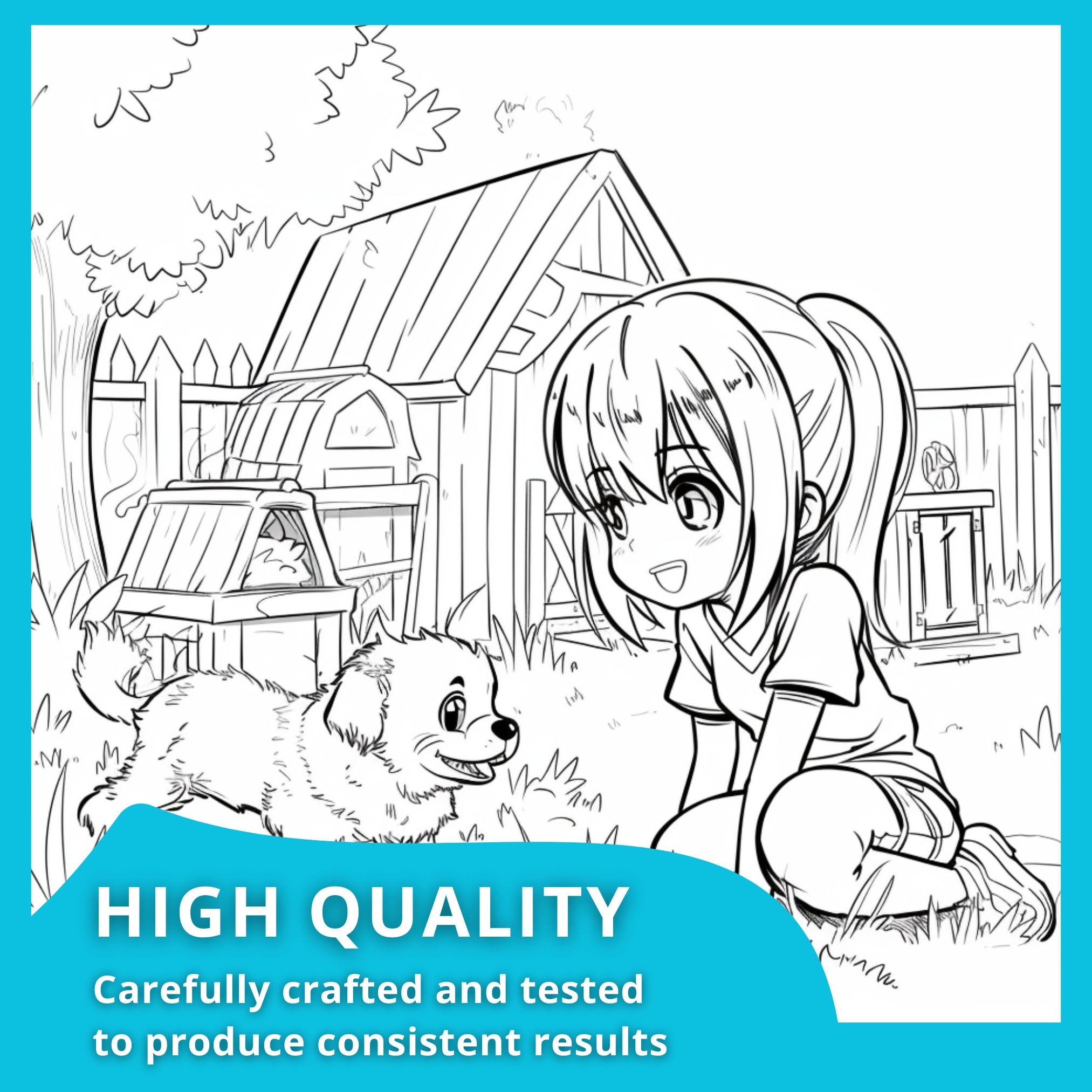 Anime Coloring Pages Digital Download Printable Kids Activities - Etsy