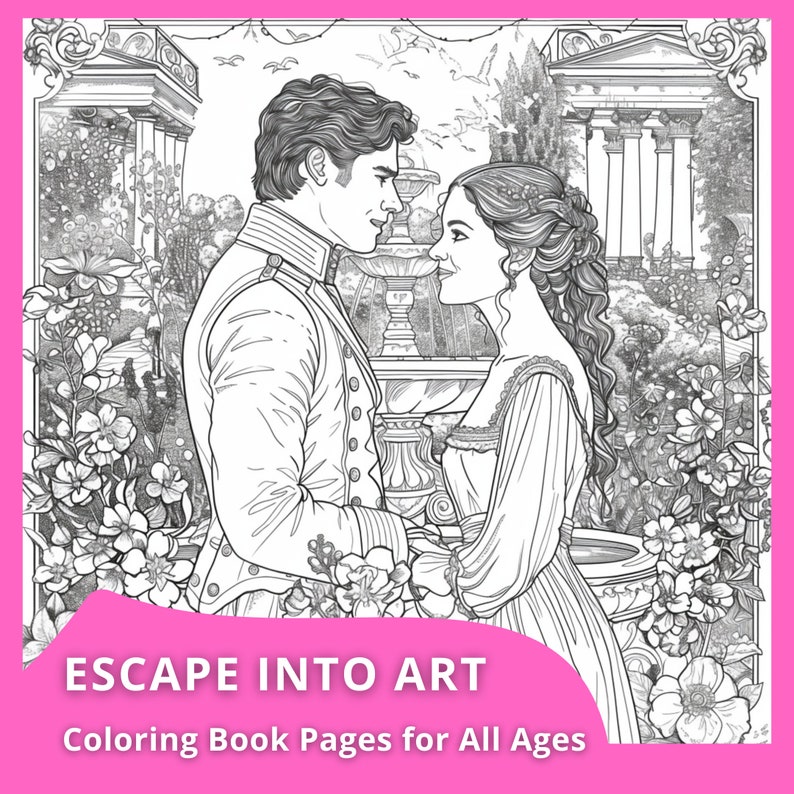 Bridgerton Coloring Pages | Digital Download | Printable | Kids ...