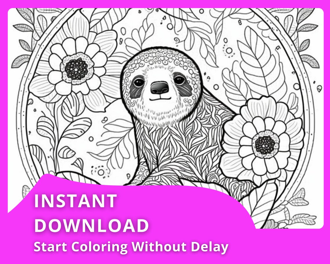 22 Mandala Animal Coloring Pages | Digital Download | Printable | Kids ...