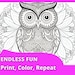 22 Mandala Animal Coloring Pages | Digital Download | Printable | Kids ...