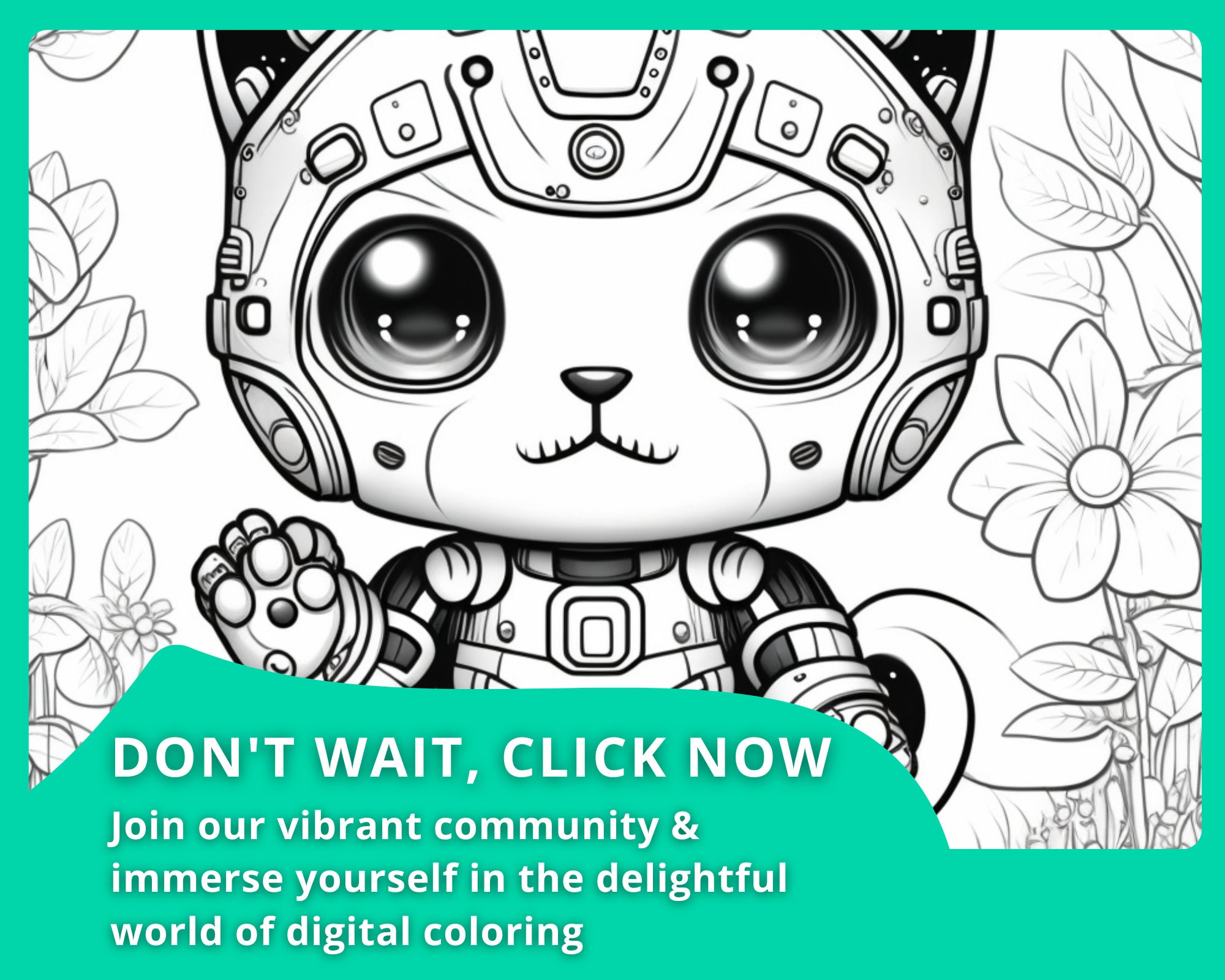 39 Robot Animal Coloring Pages | Digital Download | Printable | Kids ...