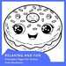 Kawaii Food Coloring Pages | Digital Download | Printable | Kids ...