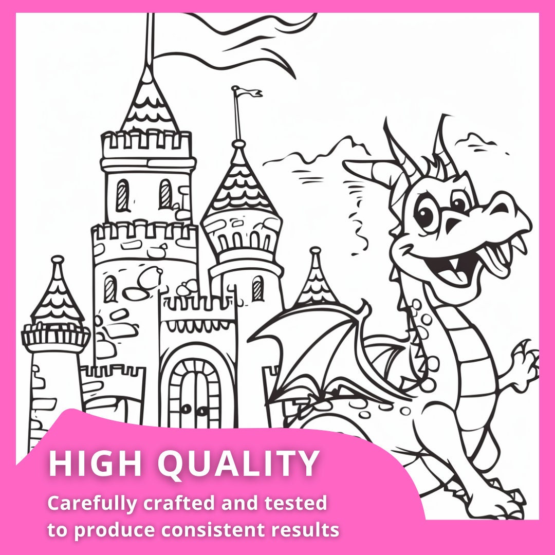 70 Dragons Coloring Pages Digital Download Printable Kids Activities - Etsy