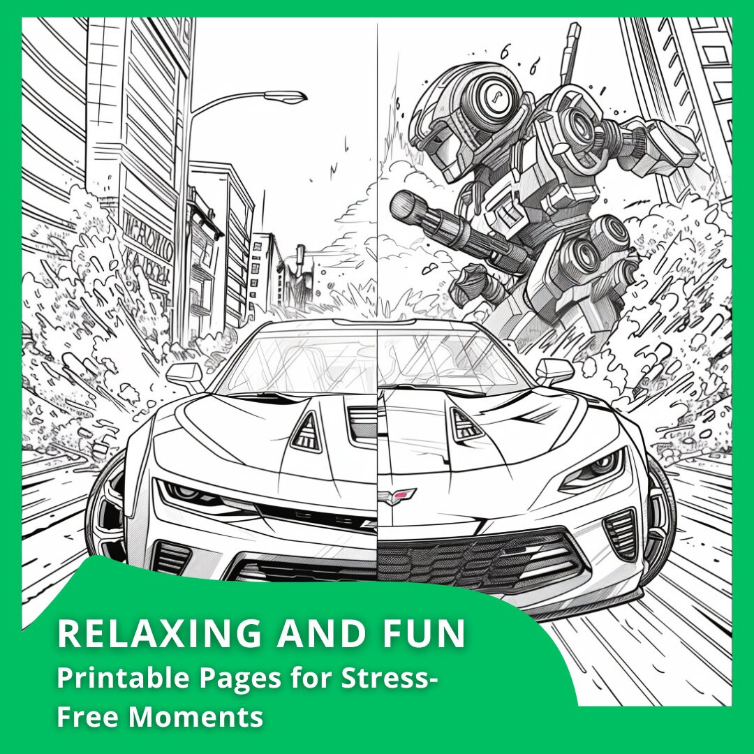 Transformers Coloring Pages | Digital Download | Printable | Kids ...