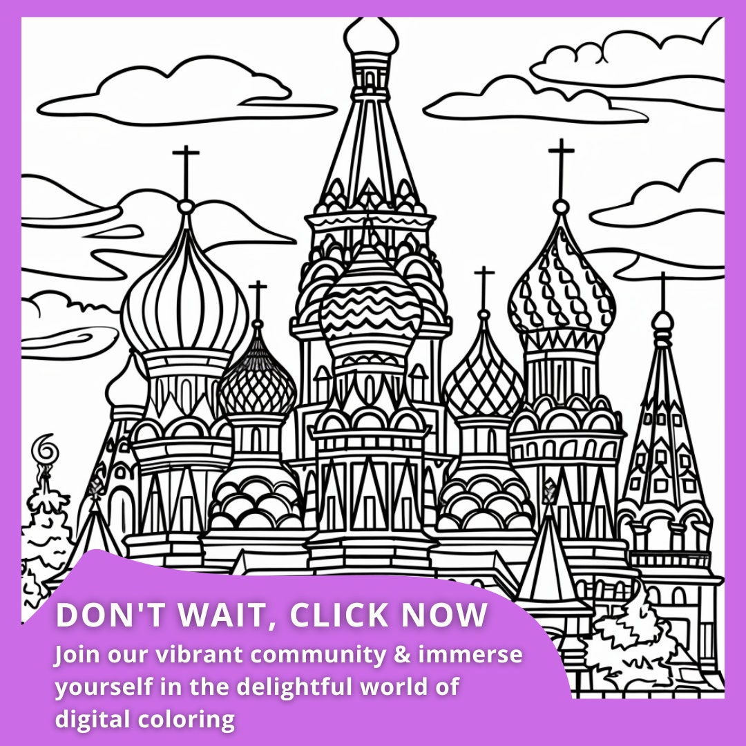 Landmarks Coloring Pages | Digital Download | Printable | Kids ...