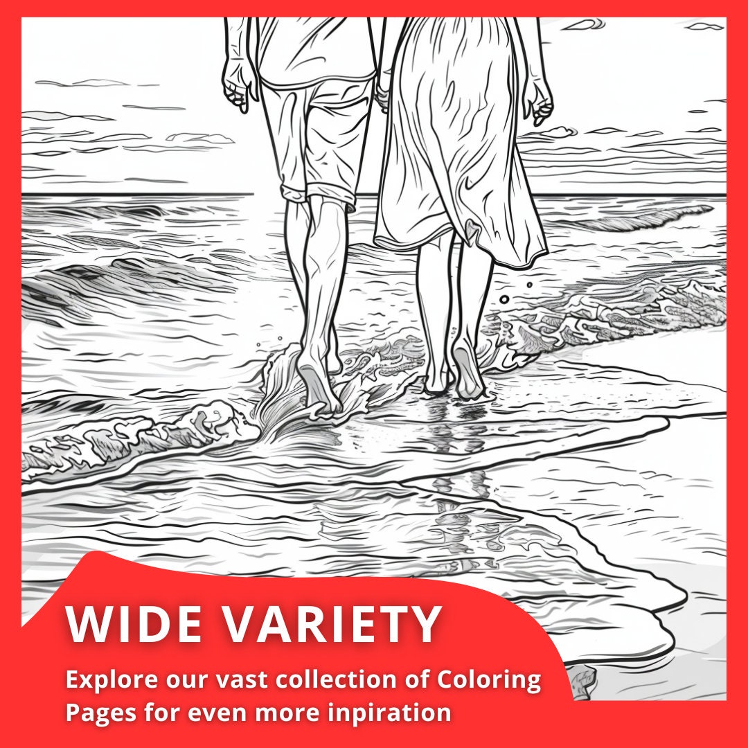 Romantic Couples Coloring Pages Digital Download Printable Kids ...