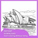 Landmarks Coloring Pages | Digital Download | Printable | Kids ...