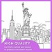 Landmarks Coloring Pages | Digital Download | Printable | Kids ...