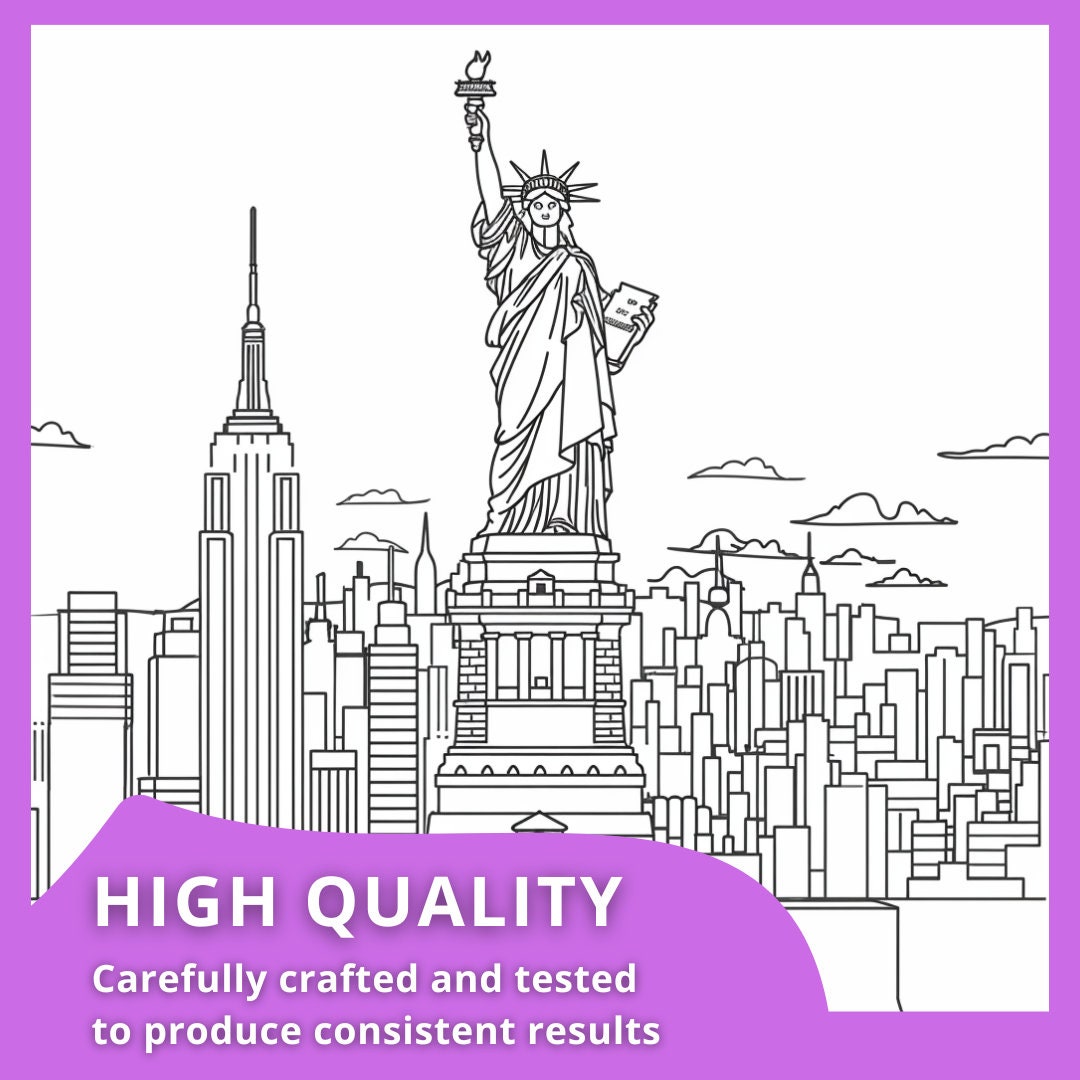 Landmarks Coloring Pages | Digital Download | Printable | Kids ...