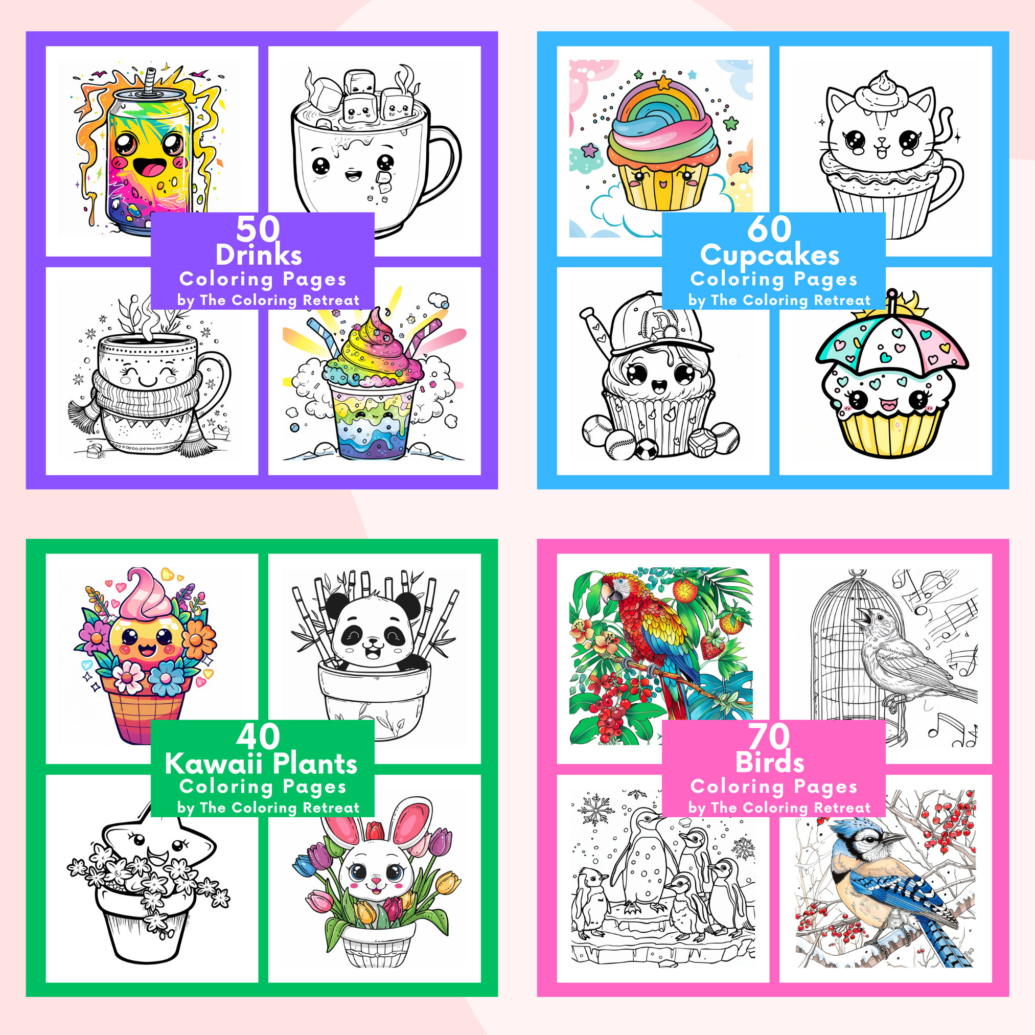 Coloring Pages | Colouring Pages | Digital Download | Printable | Kids ...