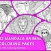 22 Mandala Animal Coloring Pages | Digital Download | Printable | Kids ...